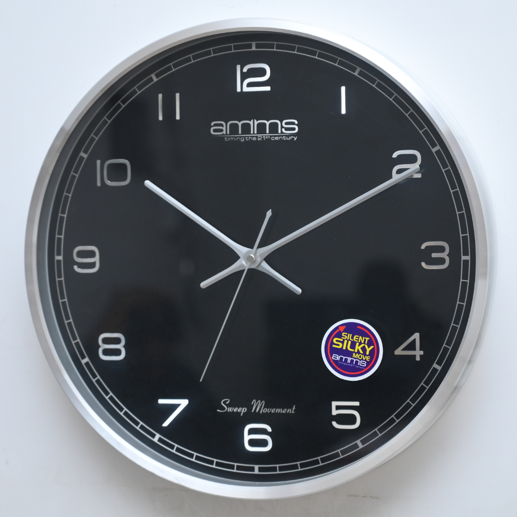 Champion Amms Stainless Steel Silver Ring Wall Clock – Amms Watches and ...