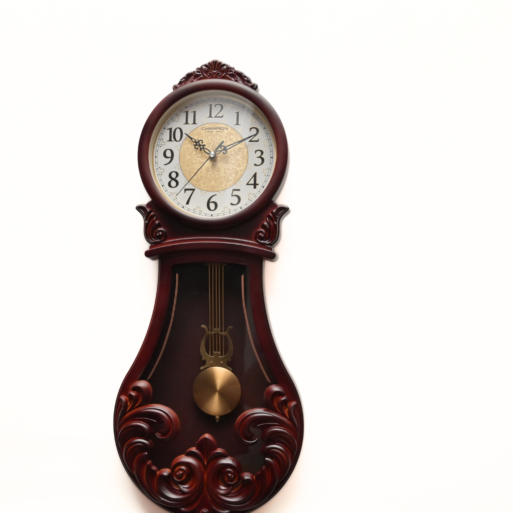 Champion Antique Pendulum Long Wall Clock – Amms Watches and Clocks