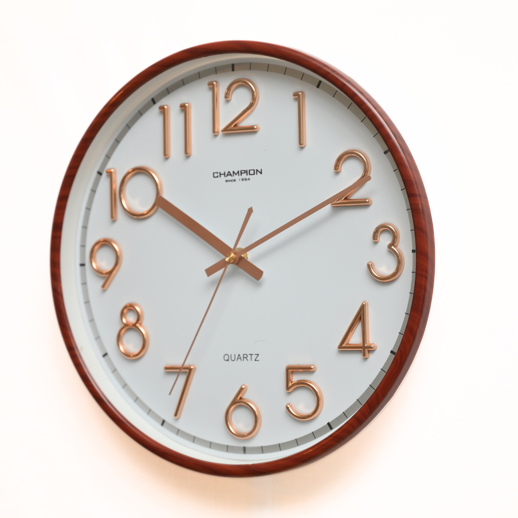 Champion Non Ticking Classic Bold Digits Wall Clock – Amms Watches and ...